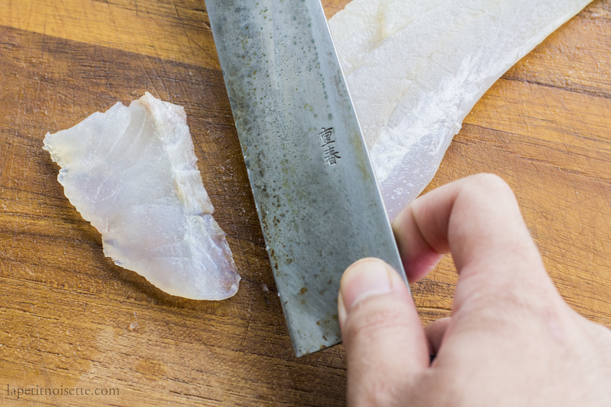 Japanese Sea Bass (Suzuki／鱸／すずき) Edomae Sushi Recipe – The Japanese ...
