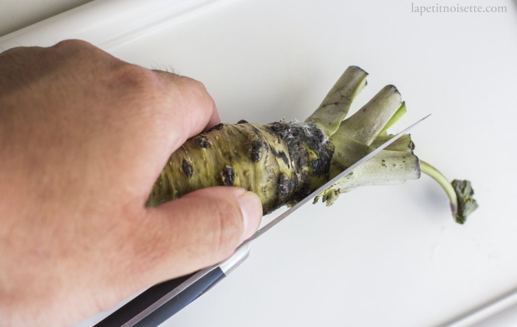 How to grate wasabi (わさび) – The Japanese Food Lab