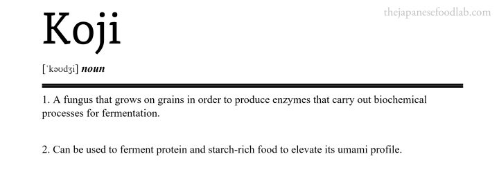 What is Koji? – The Japanese Food Lab